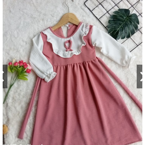 Jual DRESS ANAK GAMIS ANAK PEREMPUAN USIA 1-8 TAHUN BAHAN CRINKEL MODEL ...