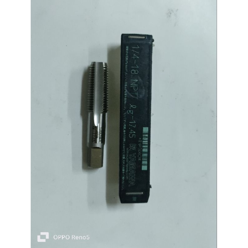 Jual 1/4-18 NPT Lg-17.45 YAMAWA Tap Pipa / Tap Nepel Made in japan | Shopee Indonesia