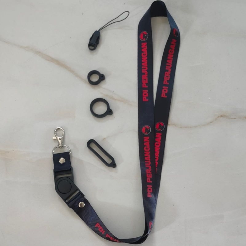 Jual TALI LANYARD PDI PERJUANGAN LOGO PDIP PARTAI DEMOKRASI PERJUANGAN ...
