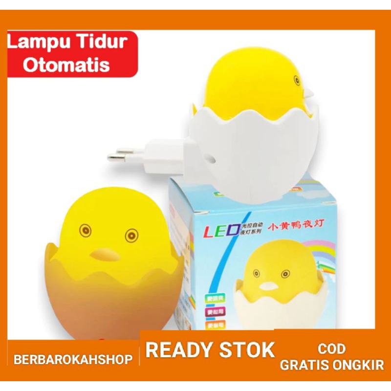 Jual LAMPU BEBEK LED SENSOR GERAK OTOMATIS ON OFF 8 LED/LAMPU TIDUR ...