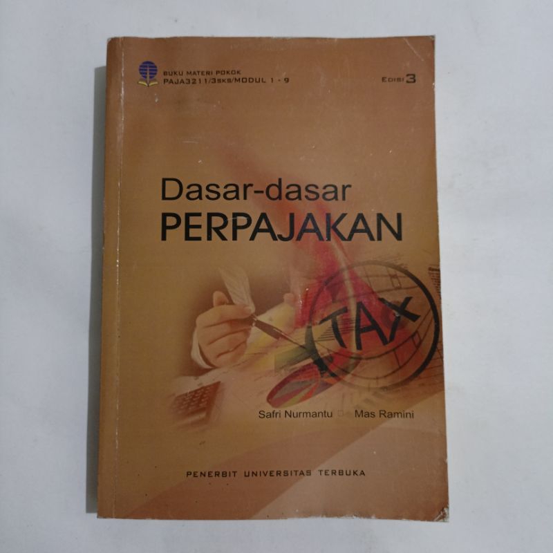 Jual Buku Dasar Dasar Perpajakan Safri Nurmantu And Mas Ramini