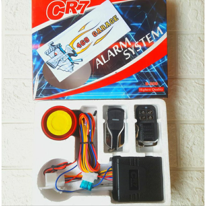 Jual Alarm System Remot Motor & Remot Mobil CR7 Unniversal | Shopee Indonesia