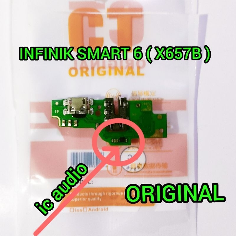 Jual Konektor Cas Papan Konektor Cas Mic ic Audio Infinik Smart 6 X657B Original | Shopee Indonesia