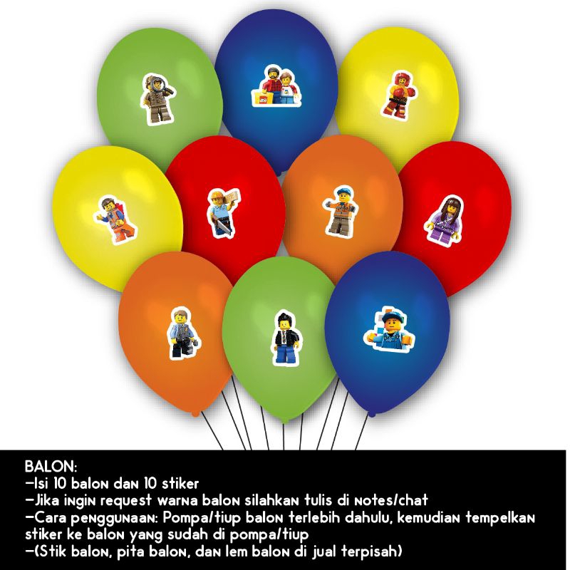 Jual PAKET DEKORASI LEGO HAPPY BIRTHDAY ULTAH ULANG TAHUN BANNER DEKOR ...