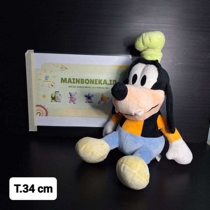 Jual Boneka Goofy Gufi Duduk Teman Mickey Mouse Miki Besar Cantik Lucu ...