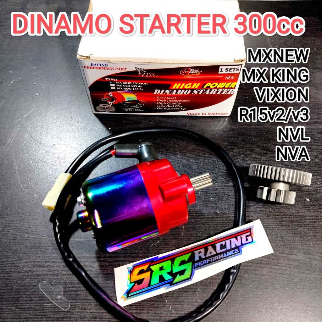 Jual DINAMO STARTER XTR 300cc MX KING VIXION MXNEW NVL R15 | Shopee ...
