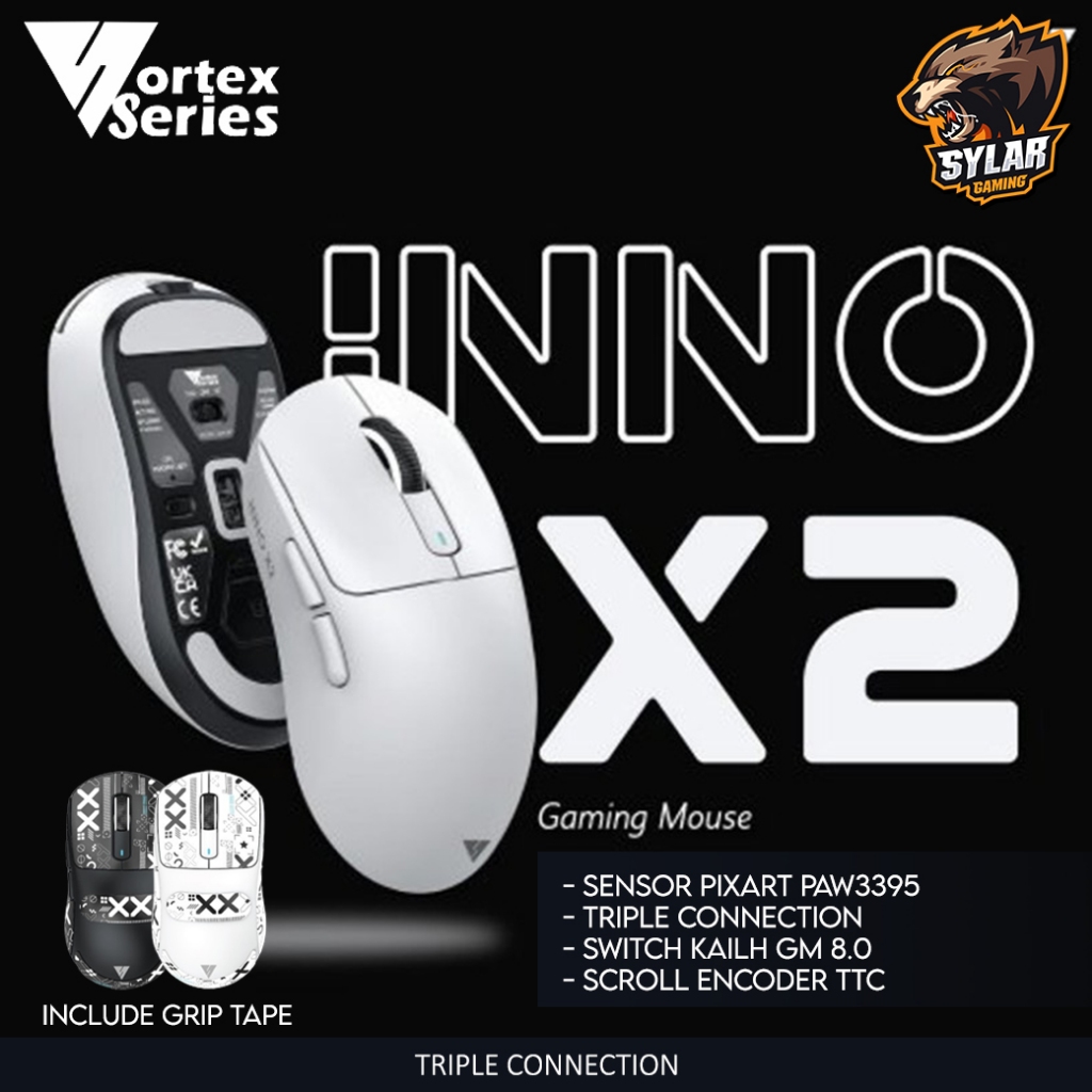 Jual VortexSeries Inno X2 Superlight Wireless Gaming Mouse | Shopee ...