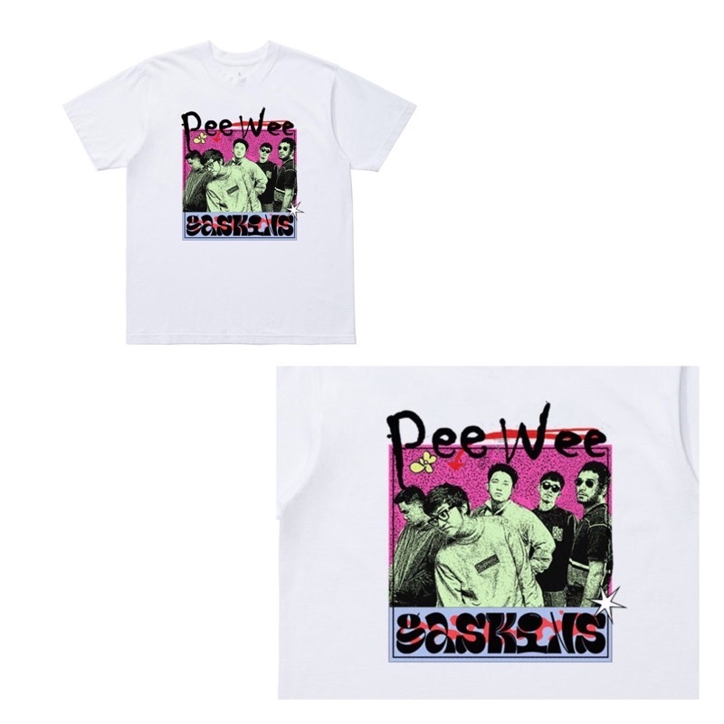 Jual T-Shirt Kaos Distro Pee Wee Gaskins - Woodstock White | Shopee ...