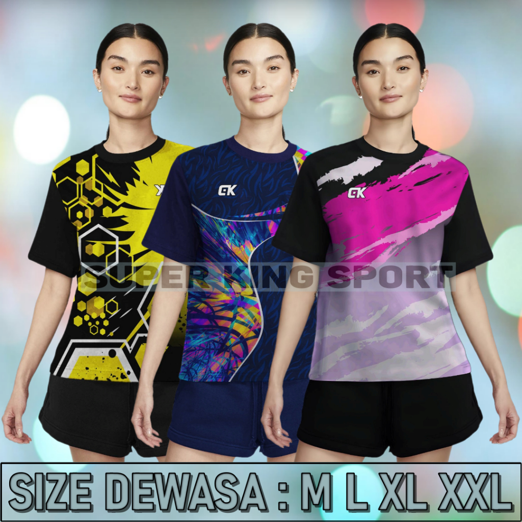 Jual KAOS OLAHRAGA WANITA JERSEY VOLLY CEWEK KAOS VOLLY WANITA BAJU ...