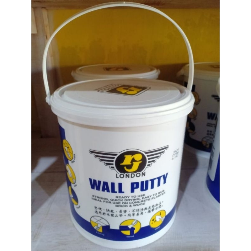 Jual Wall Putty EXPORT 5KG dempul Tembok Bata GRC Asbes Kayu Gypsum(COD ...