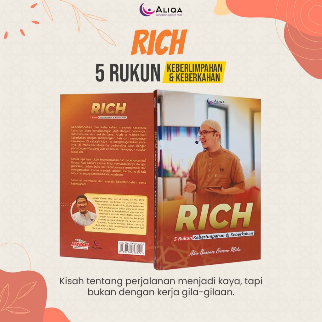 Jual RICH - Buku Ustadz Oemar Mita (5 RUKUN KEBERLIMPAHAN DAN KEBERKAHAN) | Shopee Indonesia