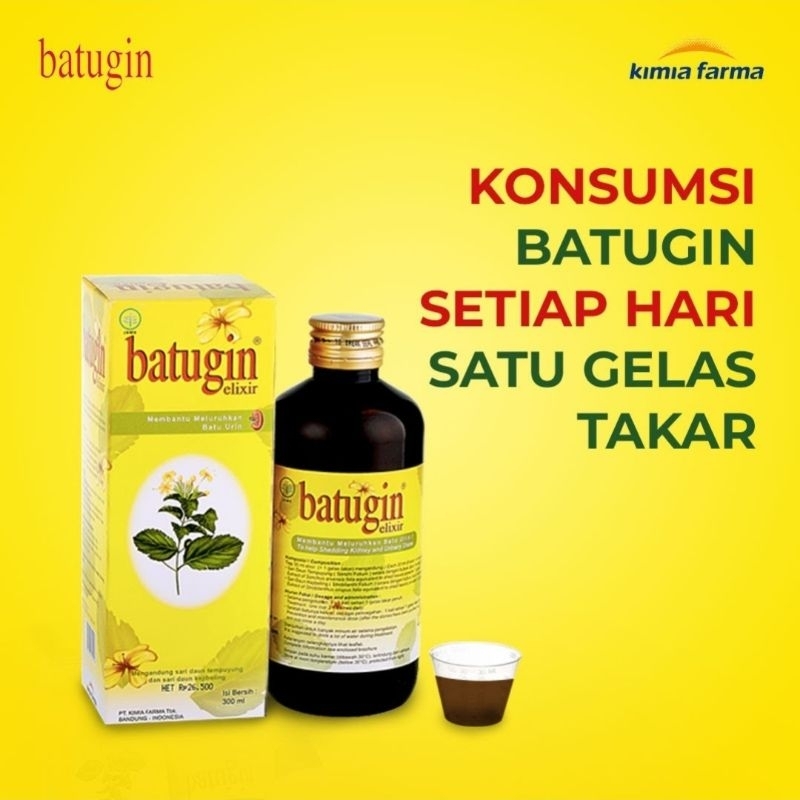 Jual Batugin elixir 300ml Peluruh Batu Ginjal dari Kimia Farma | Shopee ...