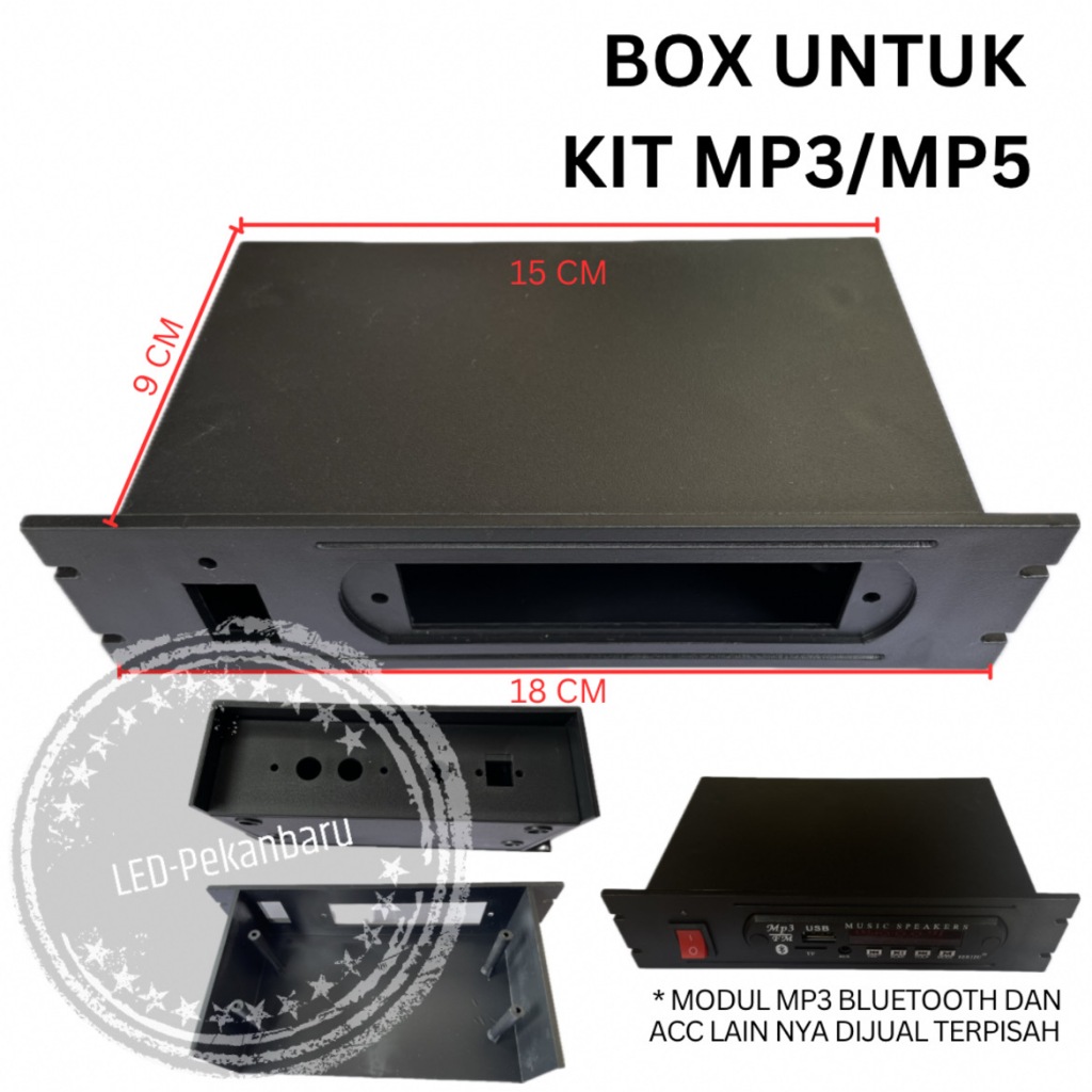 Jual BOX KIT MP3 MP4 MP5 BLUETOOTH PLASTIK KOTAK BOK MODUL | Shopee ...