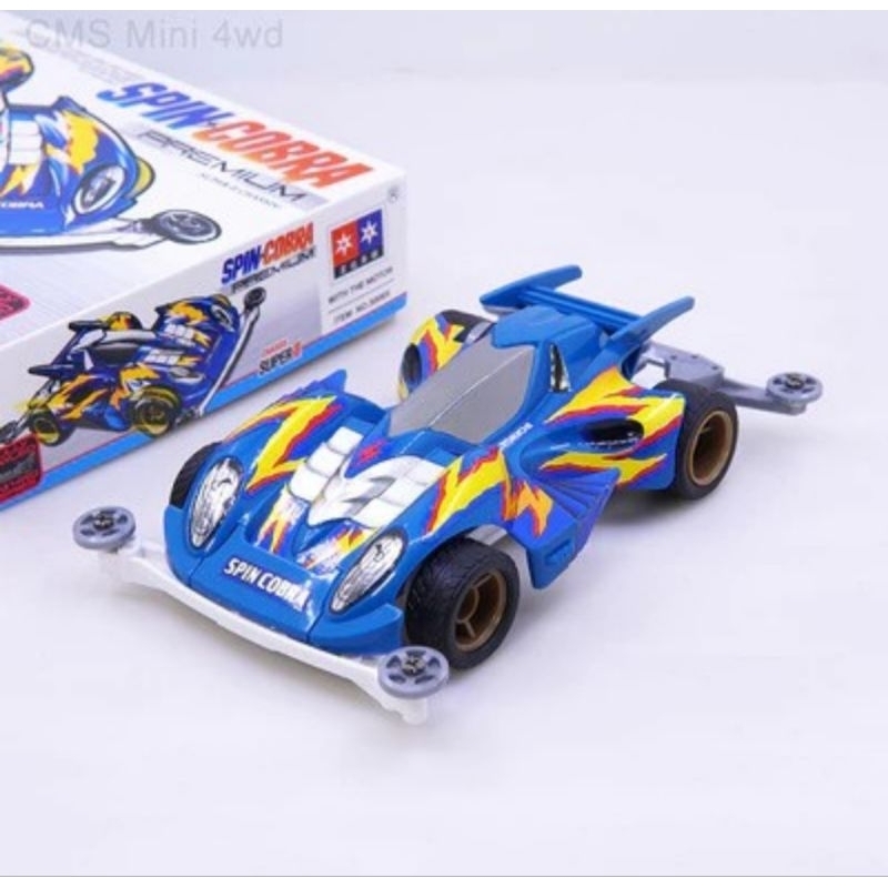 Jual Tamiya mini 4wd merk daxing spin cobra premium super 2 sasis ...