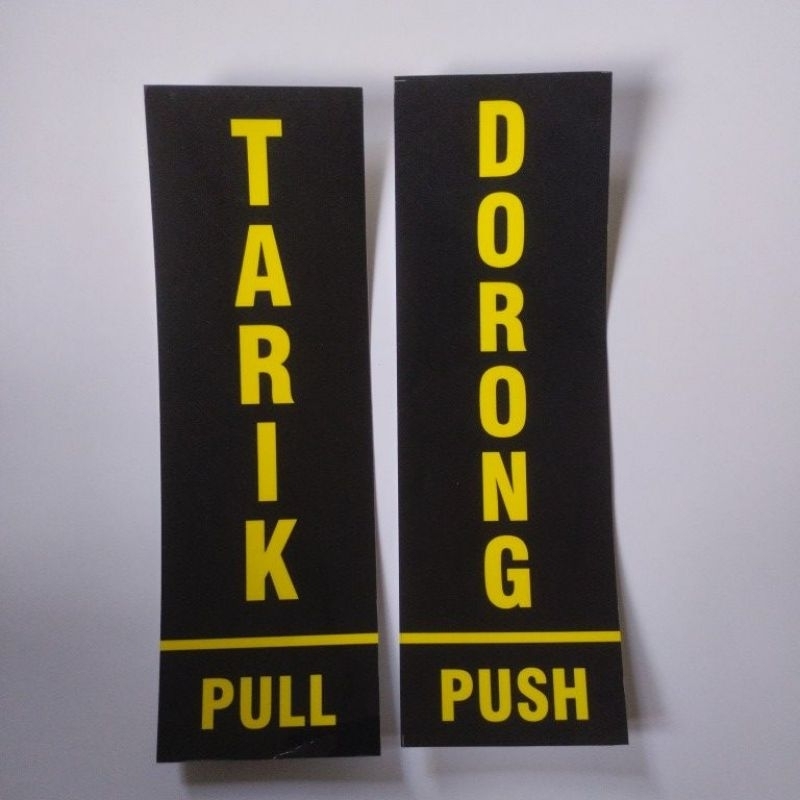 Jual Stiker Pintu Tarik Dorong | Shopee Indonesia