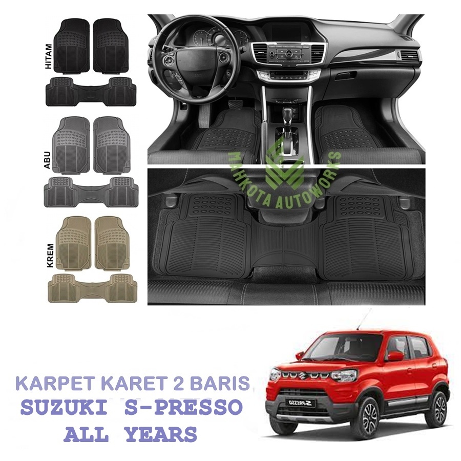 Jual Karpet Mobil Karet Universal 3 in 1 3D Texture Suzuki S-Presso ...