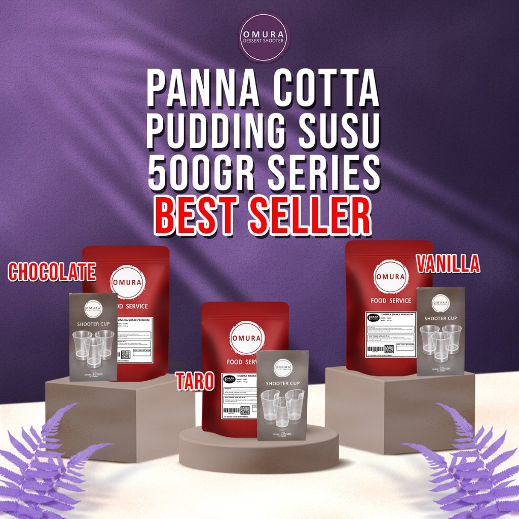 Jual [BUNDLE CUP SERIES] Panna Cotta Pudding Susu Italia Aneka Rasa 500 ...
