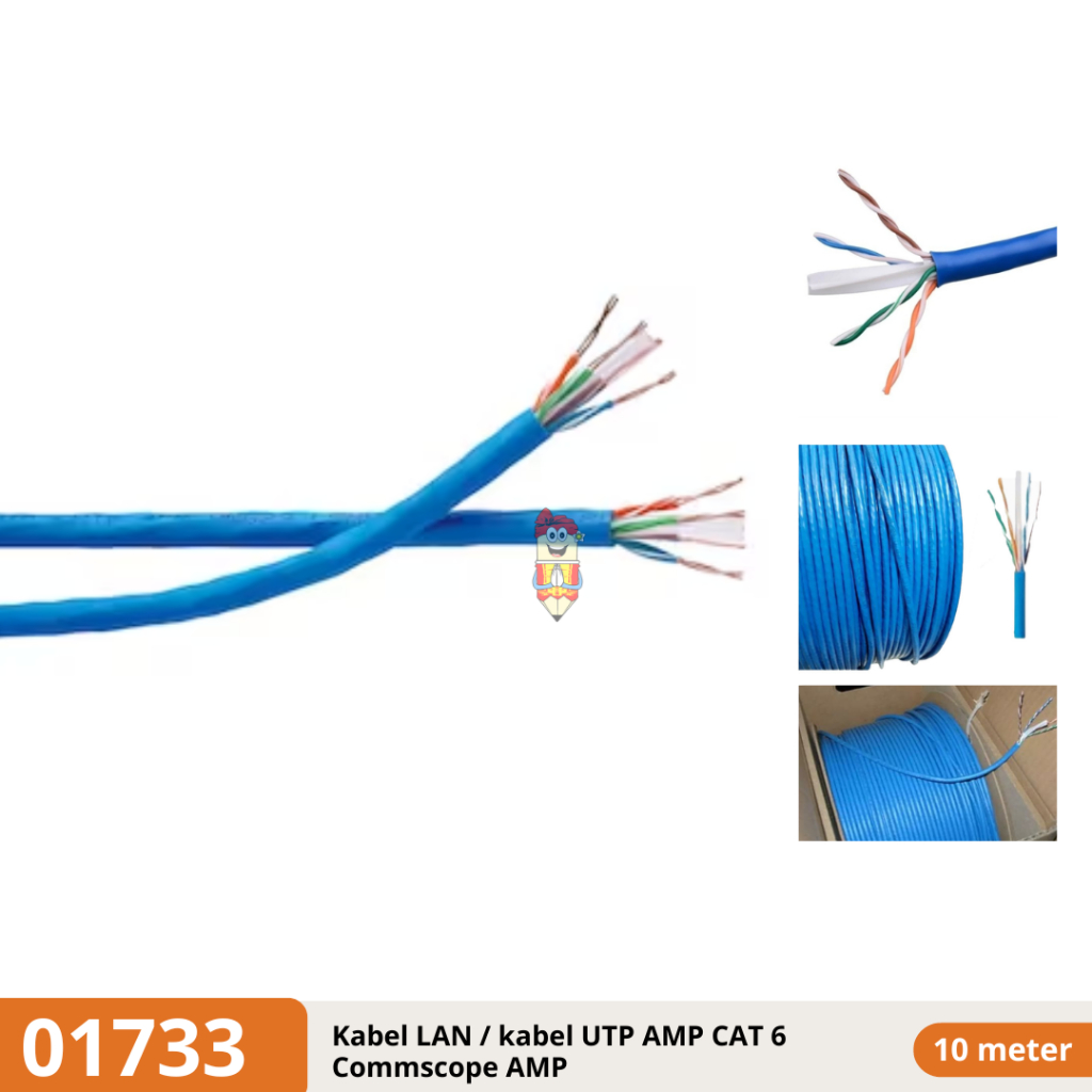 Jual kabel LAN / UTP cat 6 AMP commscope kabel Internet kabel jaringan ...