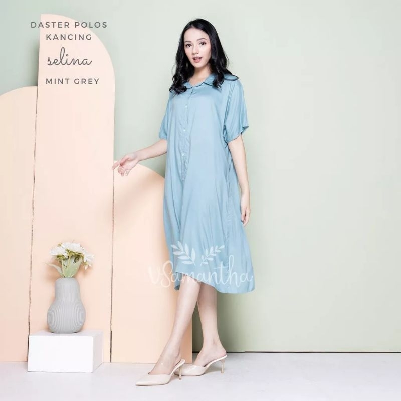 Jual DASTER POLOS FULL KANCING DEPAN RAYON BUSUI VIRAL | Shopee Indonesia