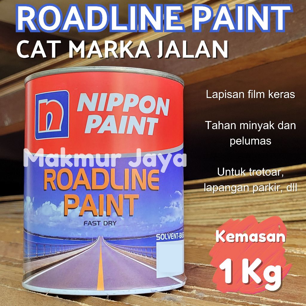 Jual Nippon Roadline Paint Cat Marka Jalan 1Kg | Shopee Indonesia