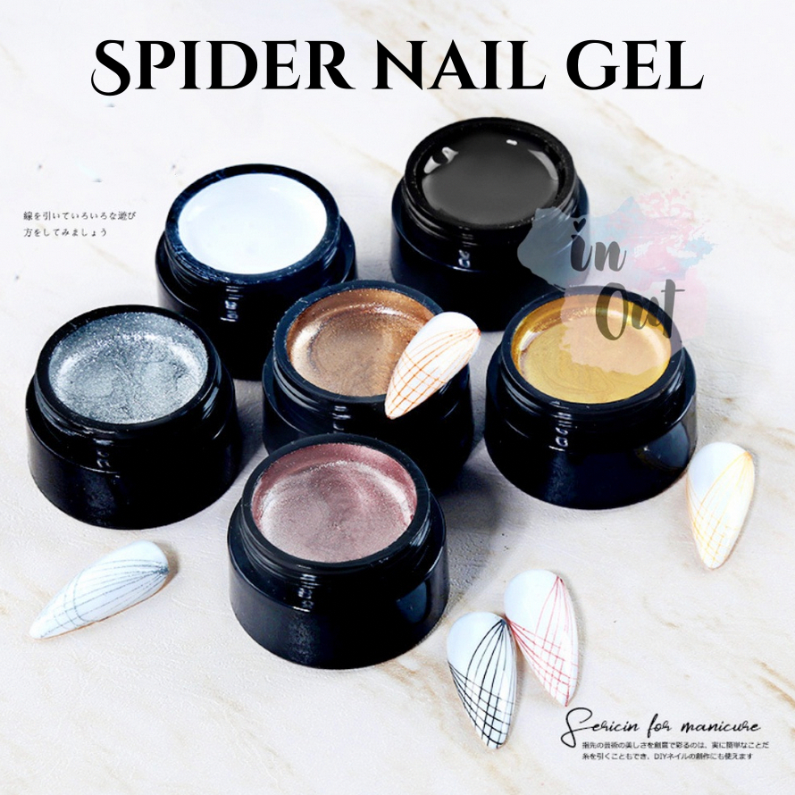 Jual Spider Gel Nail / Nail Art Painting Gel Polish jaringan laba laba ...