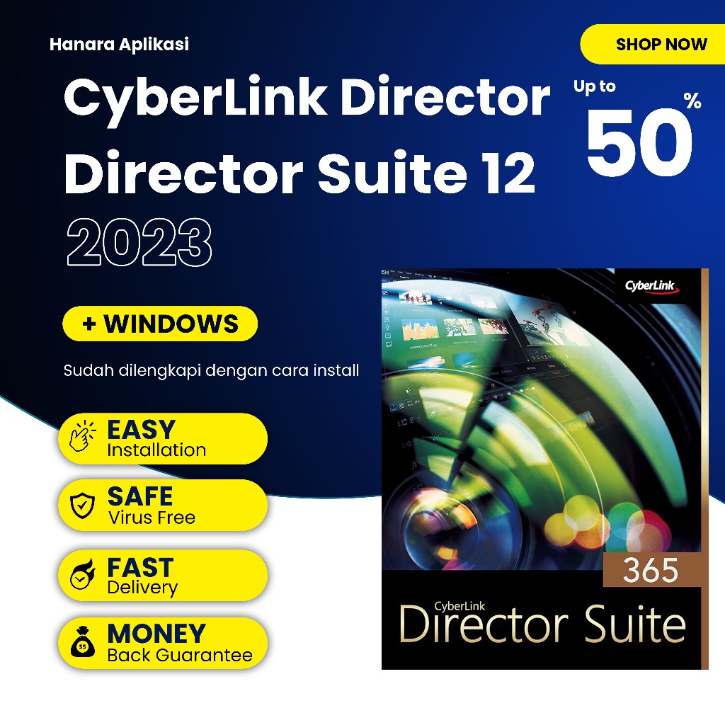 Jual Software Multimedia Editing: CyberLink Director Suite 12 Full ...