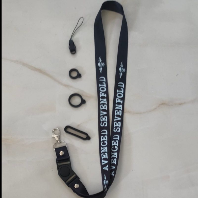 Jual TALI LANYARD AVENGED SEVENFOLD A7X DISTRO BAND METAL ROCK Premium ...