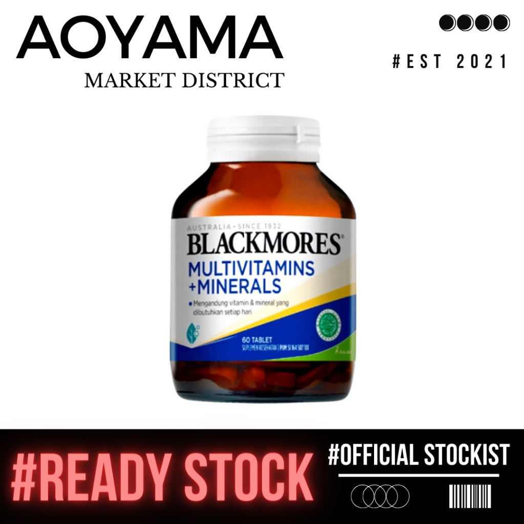 Jual Blackmores Multivitamins + Minerals 60 Tablet | Shopee Indonesia