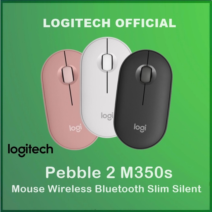 Jual Logitech Pebble 2 M350s Mouse Wireless Bluetooth Slim Silent M350 s | Shopee Indonesia