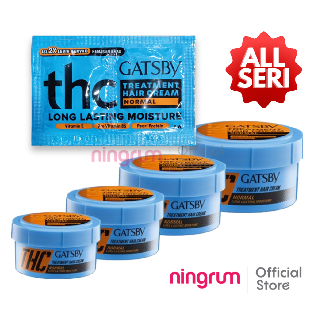 Jual Ningrum - Gatsby Hair Cream Normal Penata Rambut Pria 70gr | 28gr ...
