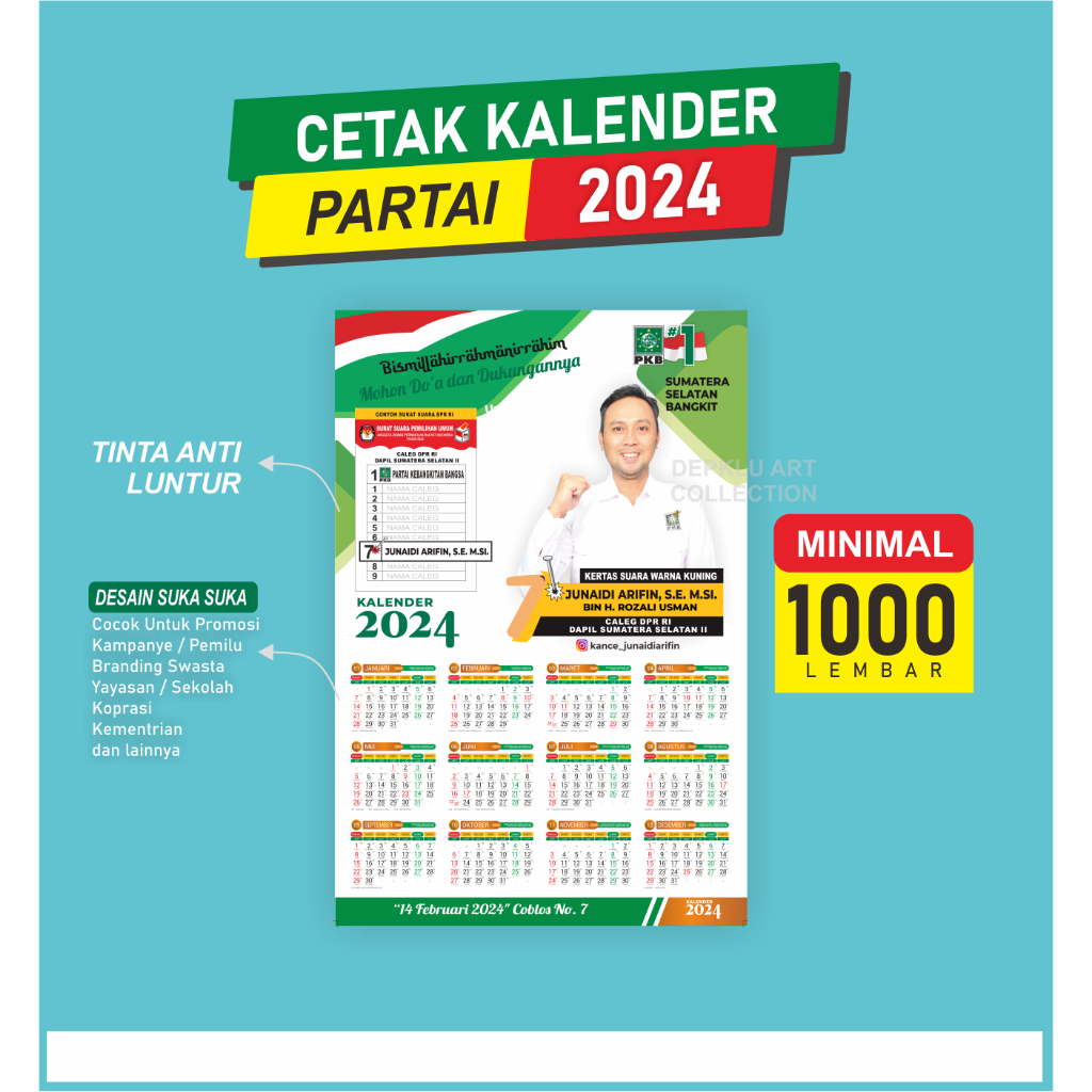 Jual Custom Kalender Cetak Kalender A3+ | Shopee Indonesia