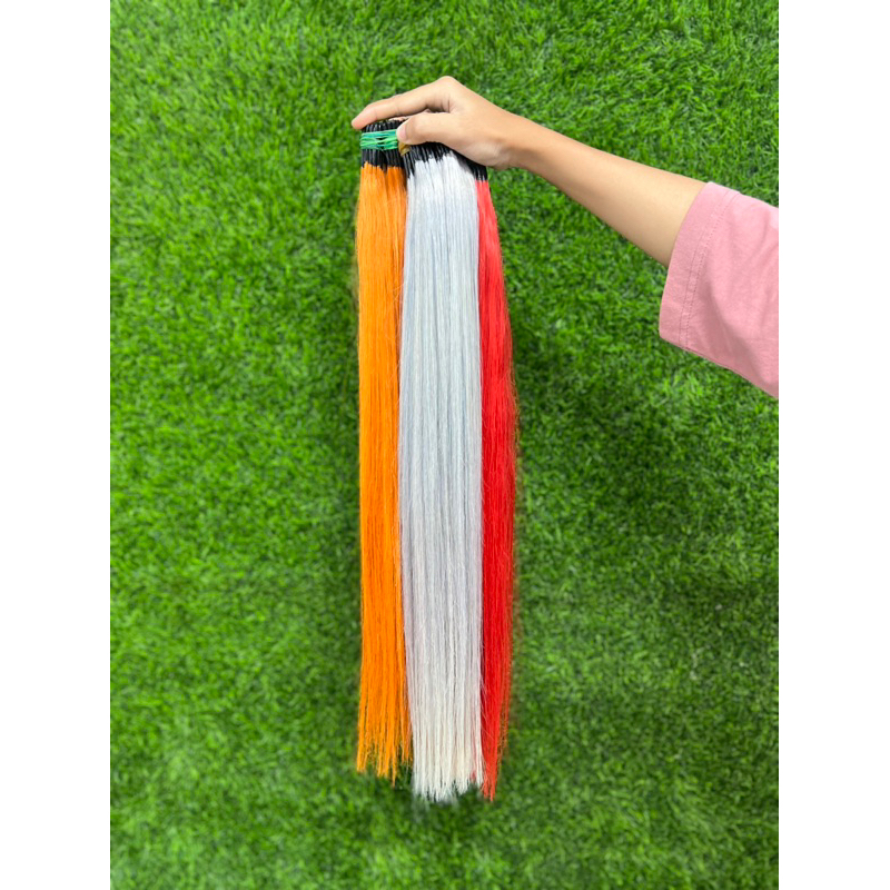 Jual Hair extension asli human Hair warna 60cm tebal | Shopee Indonesia