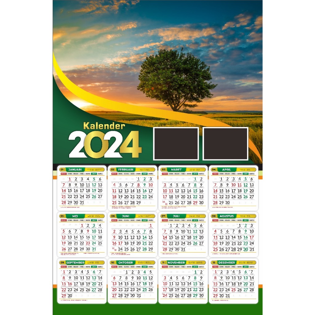 Jual Kalender 2024 Custom murah Suka Suka | Shopee Indonesia