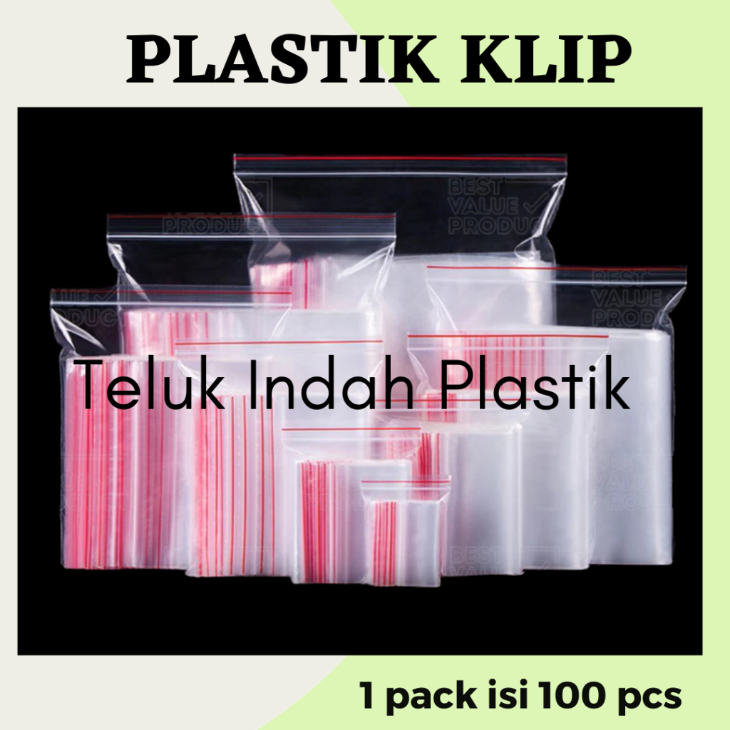 Jual Kantong Plastik Klip Ziplock Isi 100 Lembar Shopee Indonesia