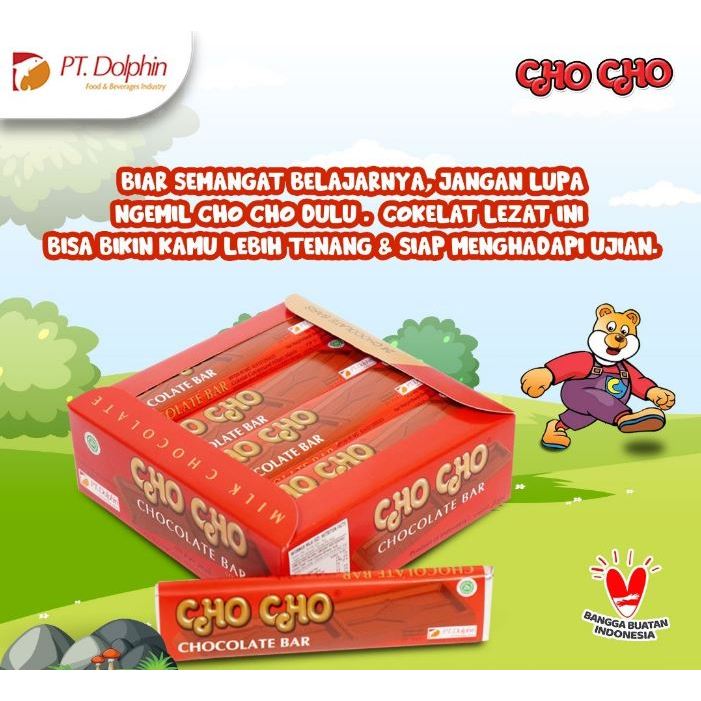 Jual Cho Cho Chocolate Bars 312 G / 24 Pcs @ 13 G | Shopee Indonesia