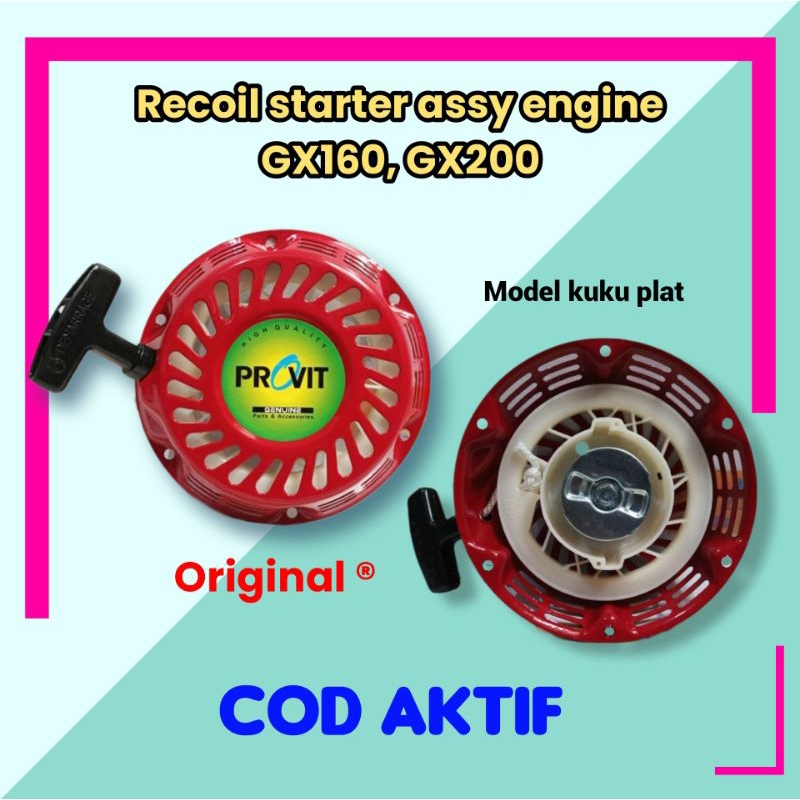 Jual Recoil starter engine GX 160 200 tarikan stater engkol selahan mesin penggerak diesel sedot ...