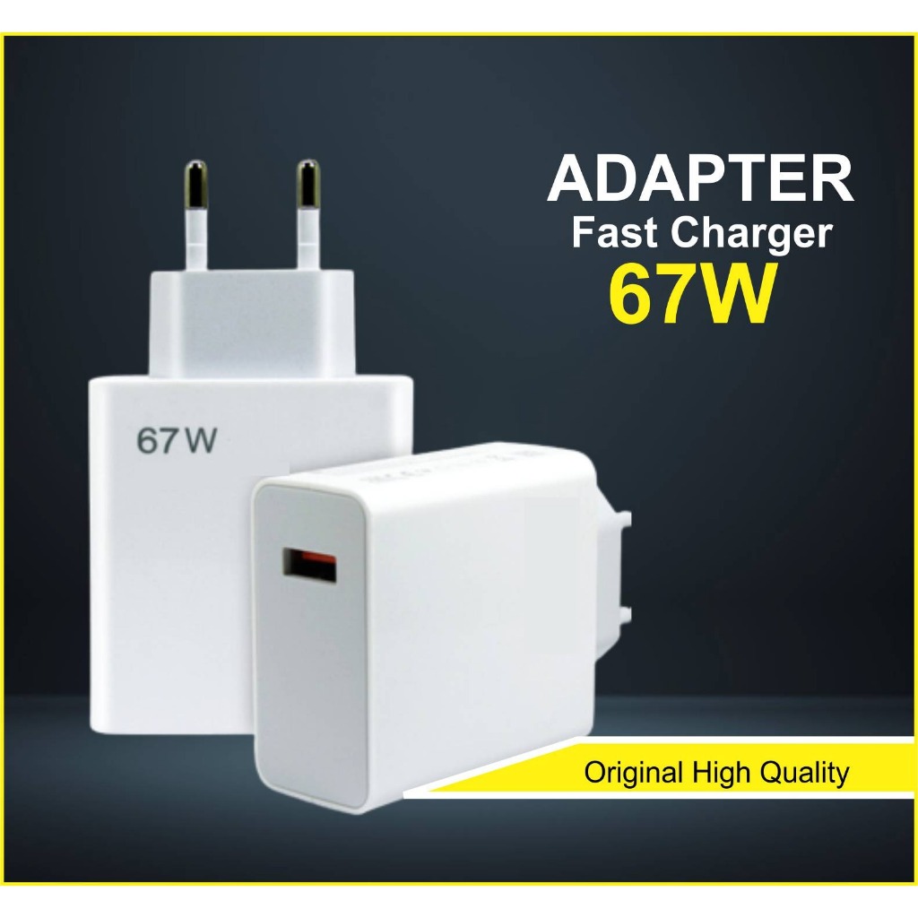 Jual Kepala Charger 67W Pengisian Daya Cepat / Adaptor Fast Charging Best Quality | Shopee Indonesia
