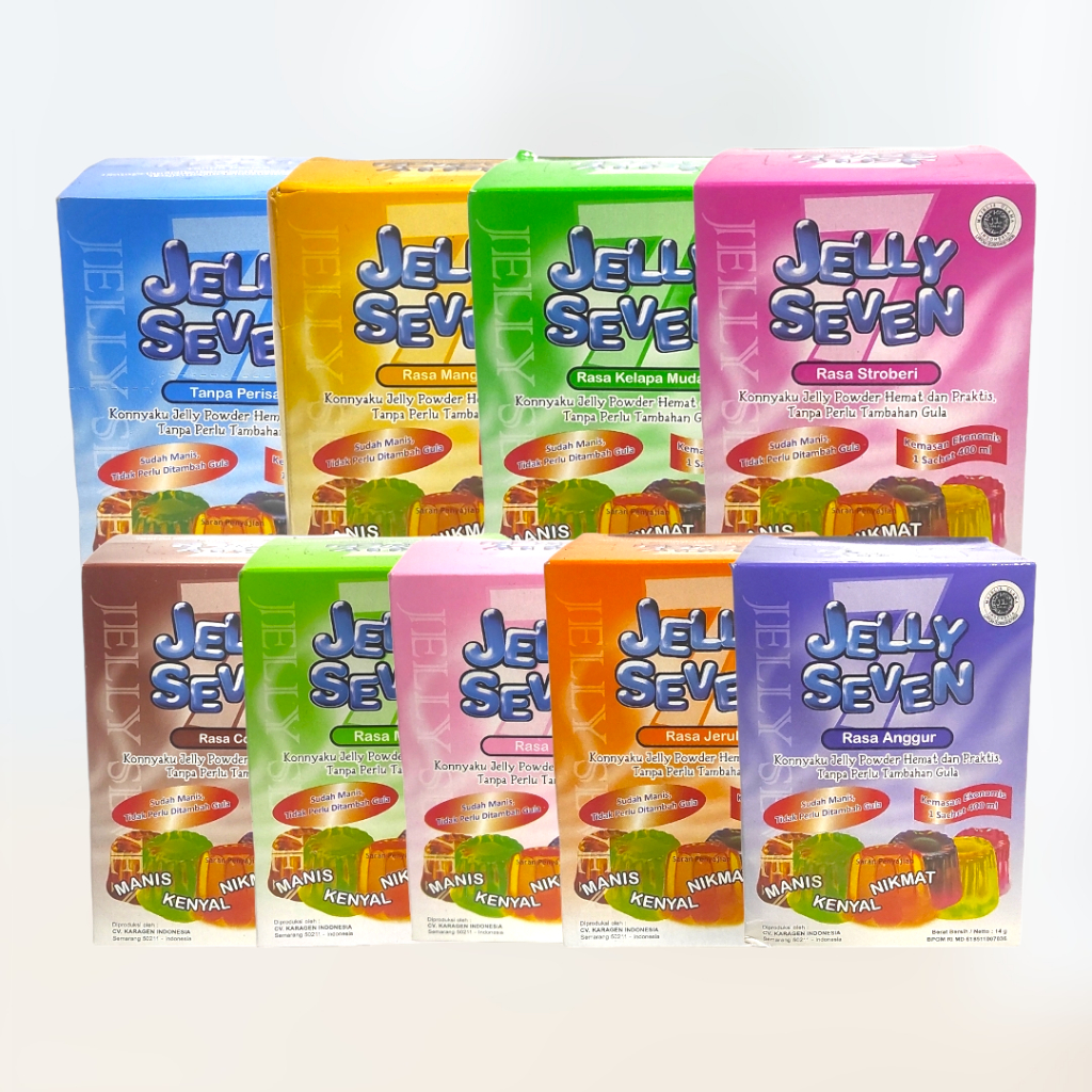Jual Jelly seven sachet besar 27g / jelly seven mangga 27g / jelly ...
