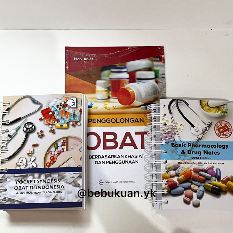 Jual Bundling Farmasi Basic Pharmacology and Drug Notes edisi 2024 ...