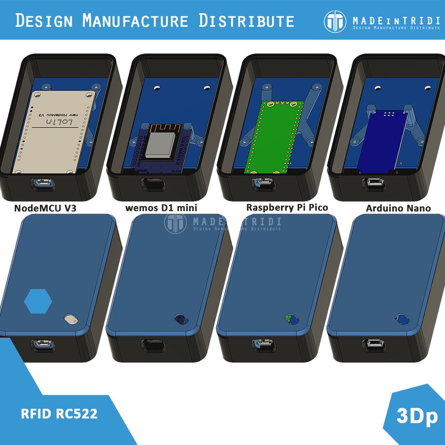 Jual Madeintridi casing RC522 RFID casing for RC522 RFID reader case ...
