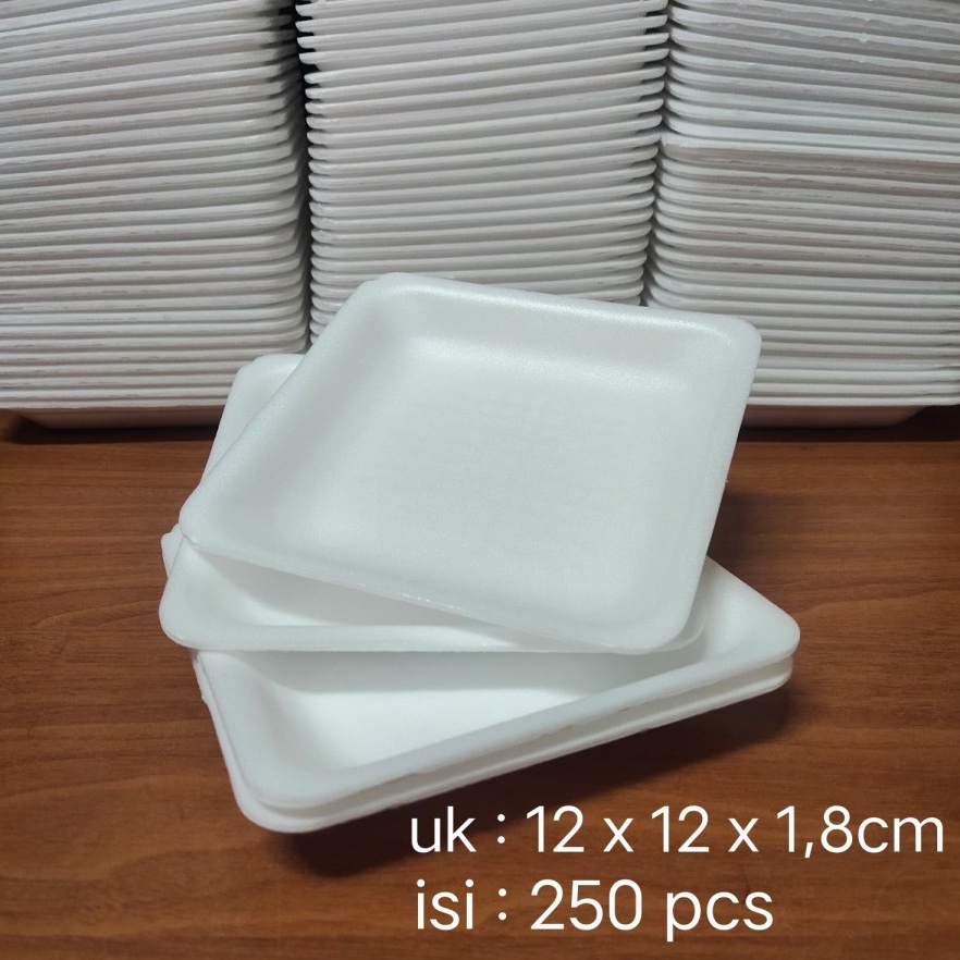 Jual Harga Obral.. FOAM TRAY TR 7 - STYROFOAM TRAY BUAH TR7 - ISI 250 ...