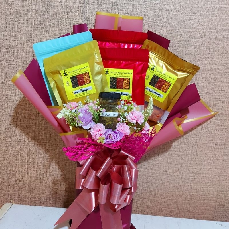 Jual buket bunga buket lauk mateng buket frozen food buket hadiah ...