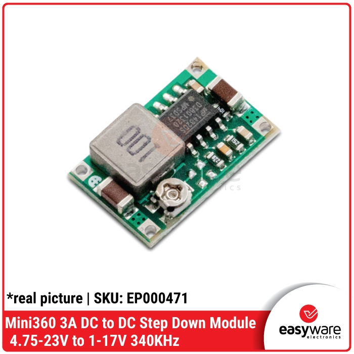 Jual Mini360 Mini 360 DC to DC Buck Converter Step Down | Shopee Indonesia