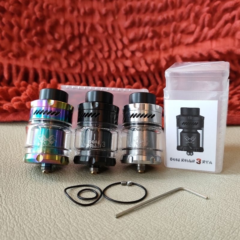 Jual RTA DEAD RABBIT V3 24MM BY HELLVAPE HIGHCLONE | Shopee Indonesia