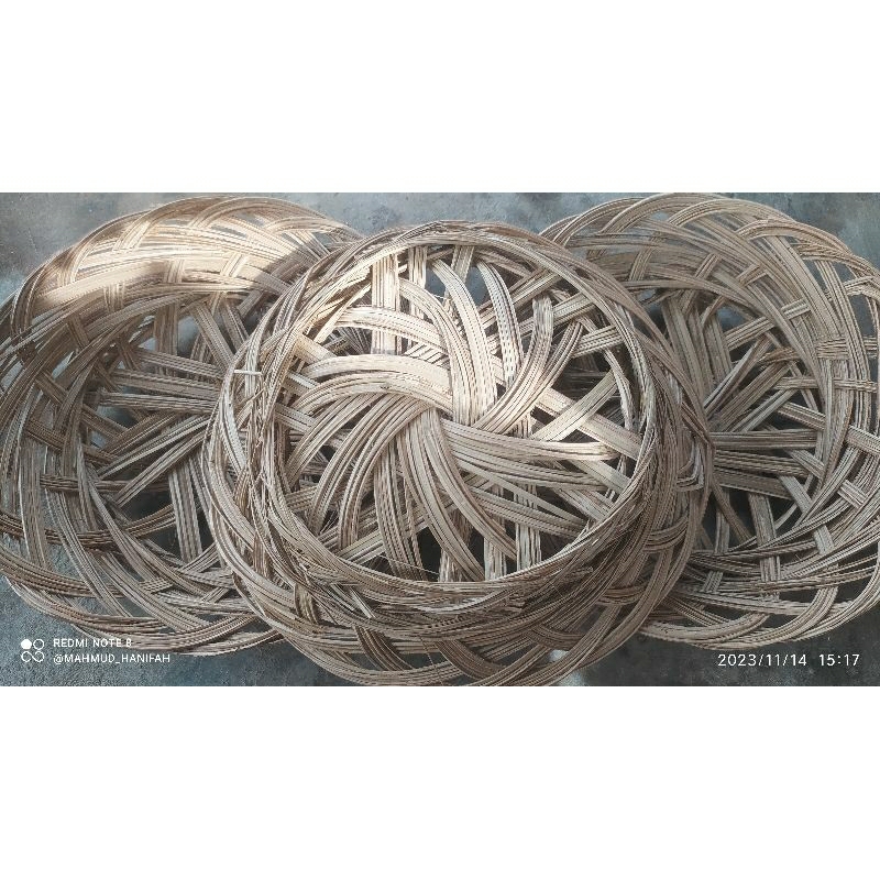 Jual Piring Anyaman Lidi Piring Diameter 23cm sampai 25 cm Rotan ...