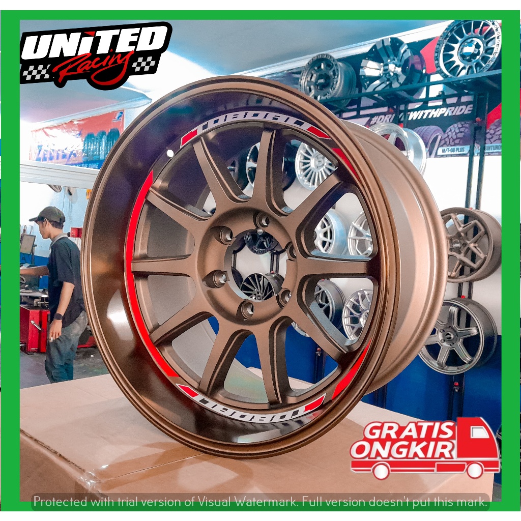 Jual VELG RALLY LOOK RING 18 HSR TOBOALI BRONZE PCD 6X139,7 UNTUK MOBIL ...