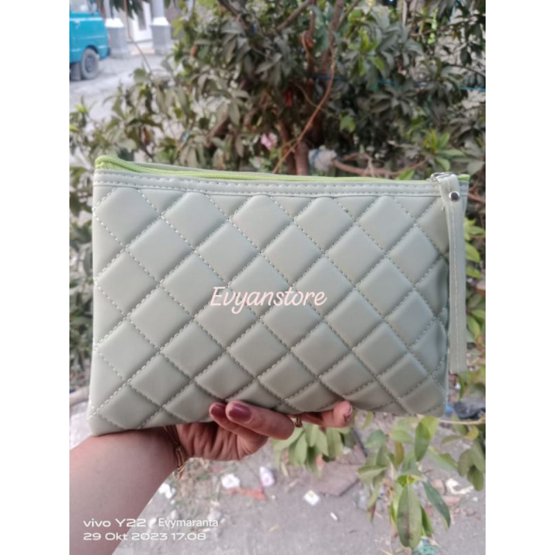 Jual Dompet Clucth Dompet Wanita Pouch Motif Timbul Super Tebal indira ...