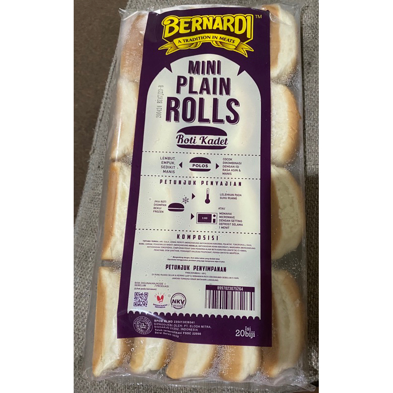 Jual roti hot dog bernadi plan isi 20 | Shopee Indonesia