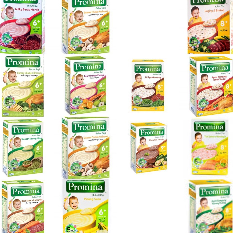 Jual Hanya disini Promina MILNA Bubur Bayi 120gr / MPASI BAYI / Promina ...
