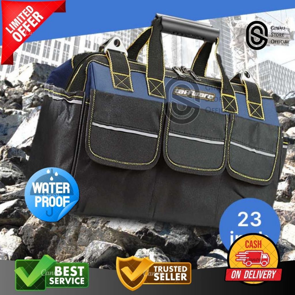 Jual Tool Bag Tas Perkakas Tukang Besar Storage Waterproof | Shopee ...